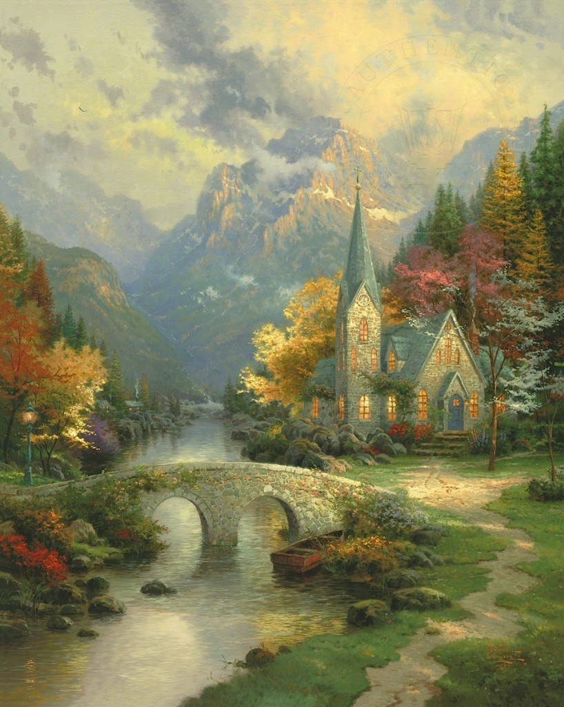 Churches Art For Sale - Thomas Kinkade Gallery New Jersey